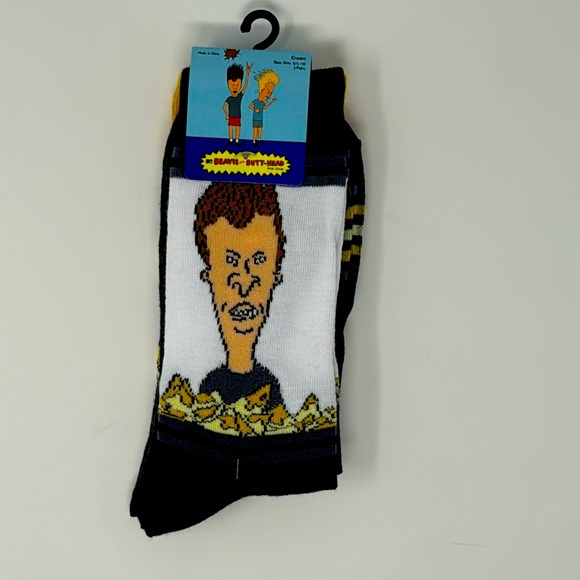 MTV | Underwear & Socks | Nwt Novelty Mens Socks Size 62 2 Pairs Mtv ...